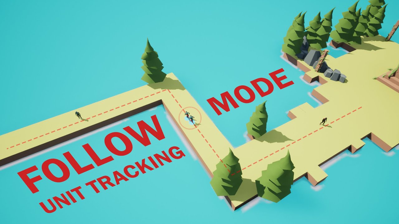 Unreal Strategy Game - Follow Mode/ Unit Tracking - YouTube