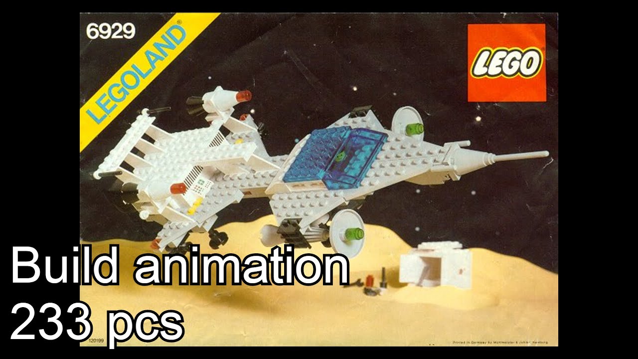 LEGO SET: 6929 - STAR FLEET VOYAGER [1981] - YouTube