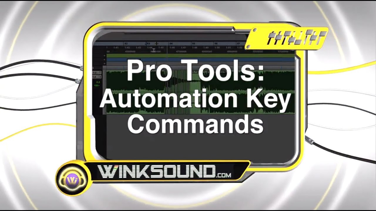 Pro Tools: Automation Key Commands | WinkSound - YouTube