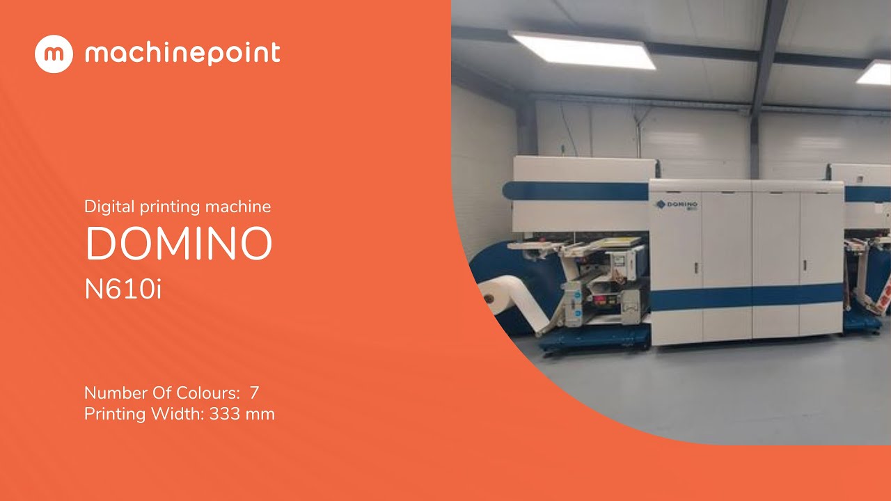 DOMINO N610i Digital printing machines | DOMINO Machines - YouTube