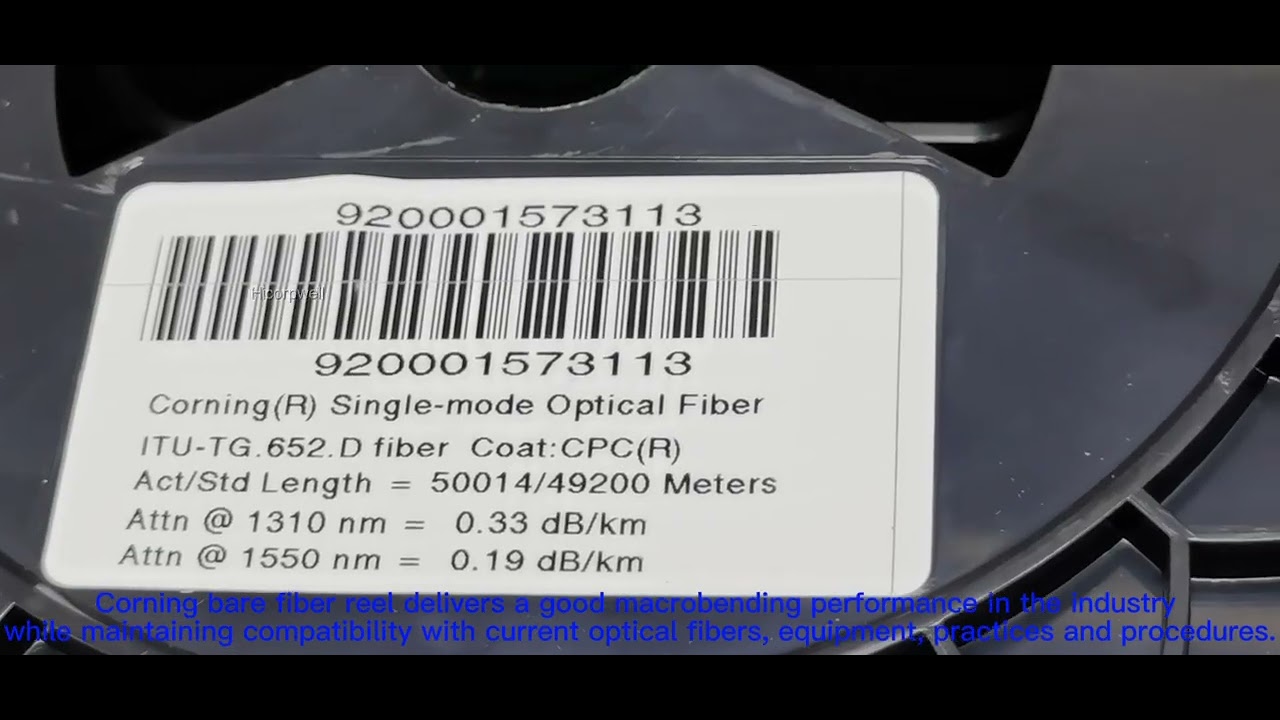 Corning Brand Bare Optical Fiber - YouTube