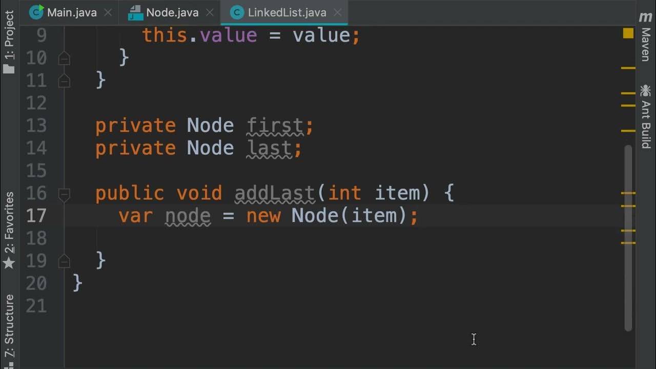 DSaA #25 - Solution addLast [By Mosh Hamedani] - YouTube