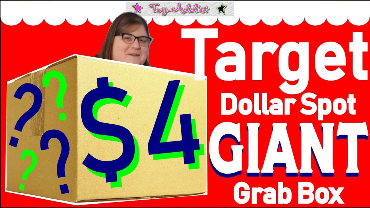 GIANT Target Dollar Spot Mystery Grab Bag Box for $4 Haul Unboxing ...