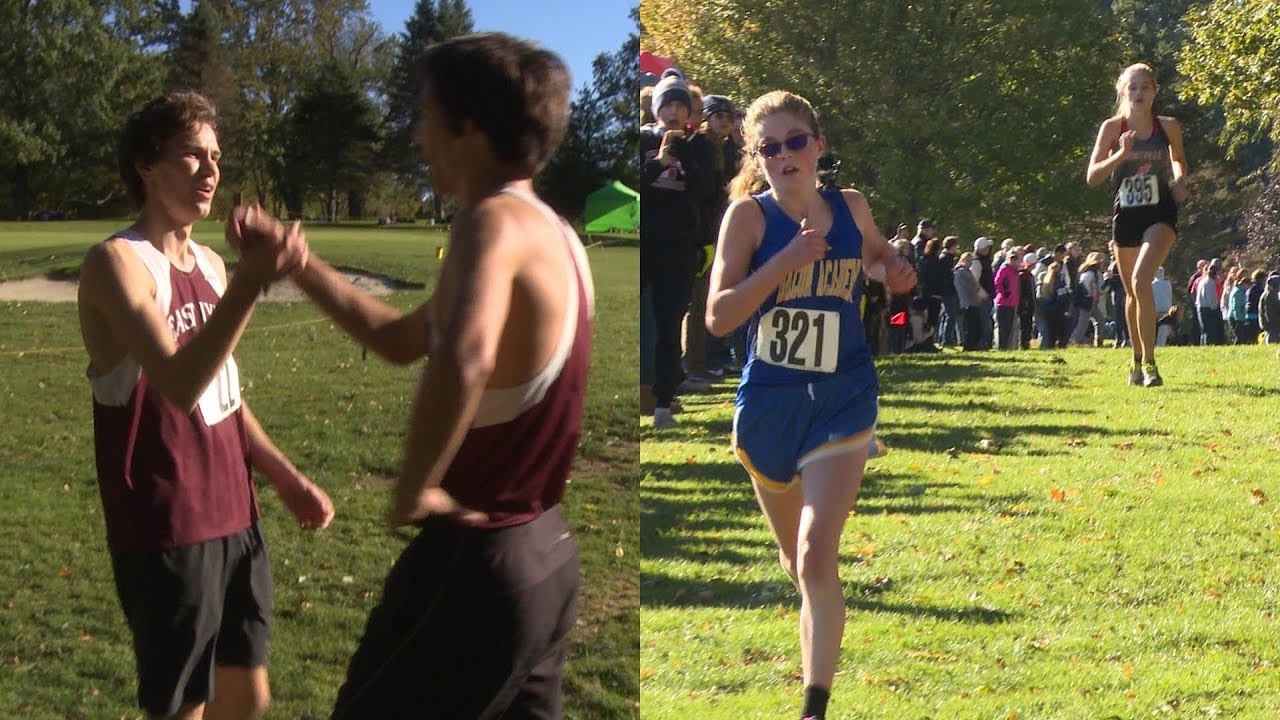 Two surprise winners at ECC Cross Country Championship - YouTube