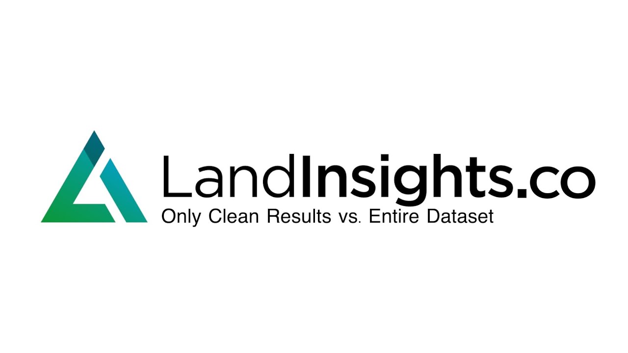 Only Clean Results vs Entire Dataset | Land Insights Module 20 - YouTube