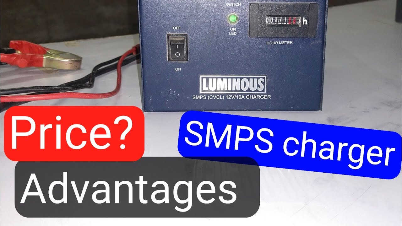 Luminous SMPS charger , price and advantages - YouTube
