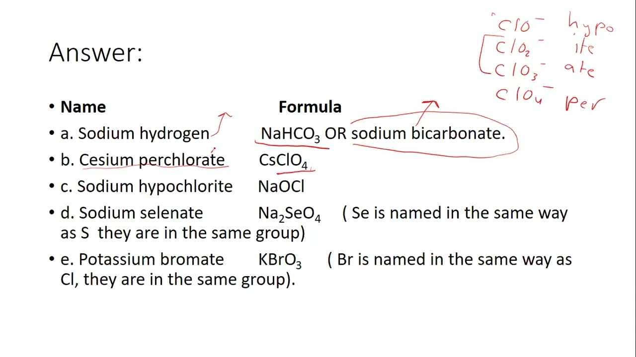 Naming compound 2 - YouTube