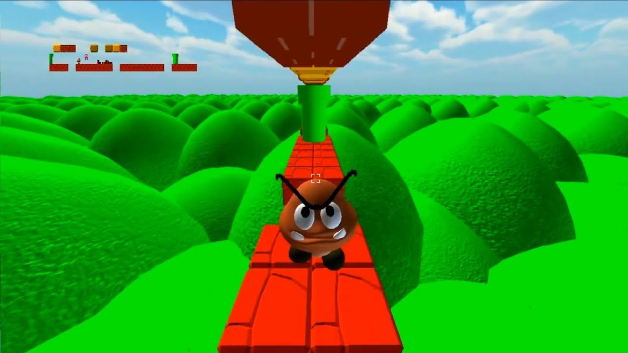 Super Mario Bros: Play First Person Mode - YouTube