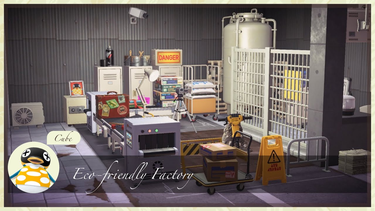 ACNH HHP | Cube's Eco-friendly Factory | 빙수 | ビス - YouTube