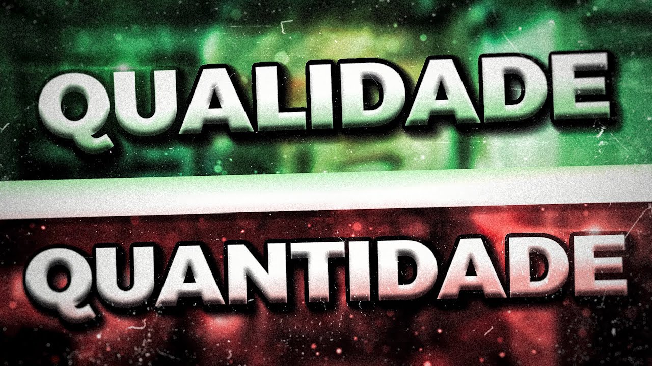 Quantidade X Qualidade - ALGORITMO QUEBRADO? - YouTube