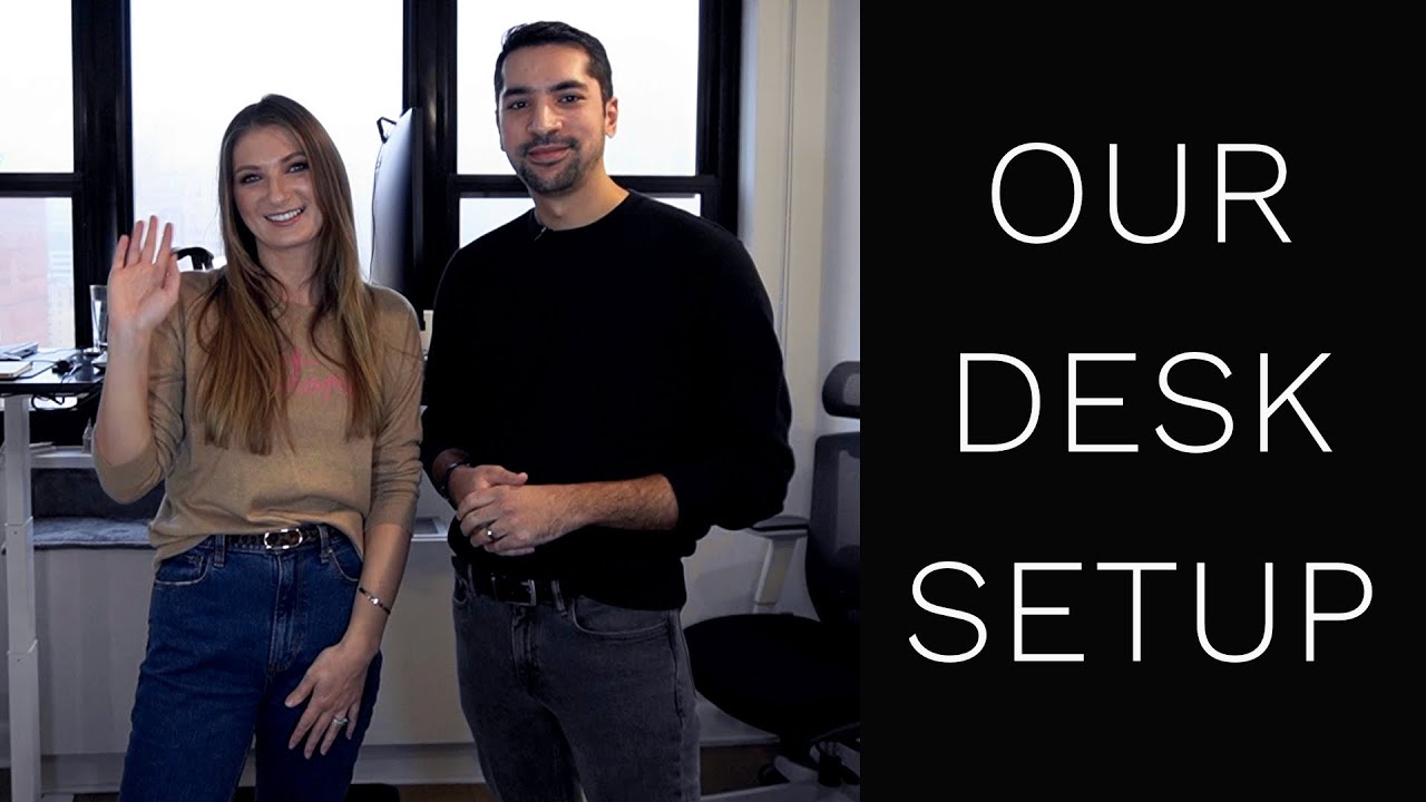 Couples Desk Setup | WFH in NYC - YouTube