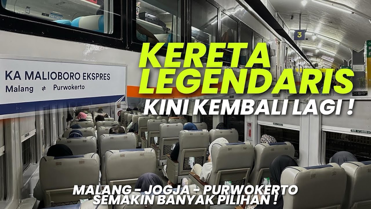 RAME PENUMPANG TAPI GAK JALAN SETIAP HARI‼️Naik KA Malioboro Ekspres ...