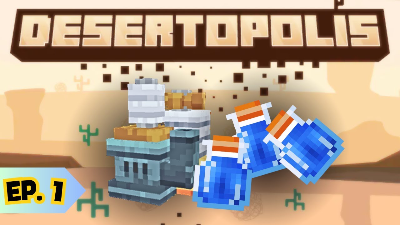 Minecraft DESERTOPOLIS | SOBREVIVIENDO EN EL CALUROSO DESIERTO | Mods ...
