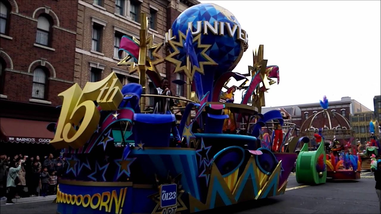 USJ 15周年 リ・ボーン・パレード - YouTube