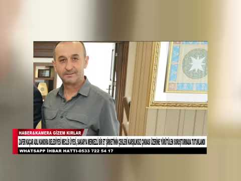 ZAFER KAÇAR ADLI KANDIRA BELEDİYESİ MECLİS ÜYESİ, SAKARYA MERKEZLİ BİR ET ŞİRKETİNİN ÇEKLERİ KARŞILI