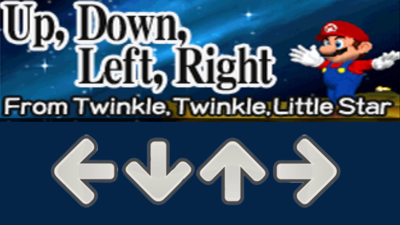 [DDR Mario Mix] Up, Down, Left, Right - From Twinkle, Twinkle, Little ...