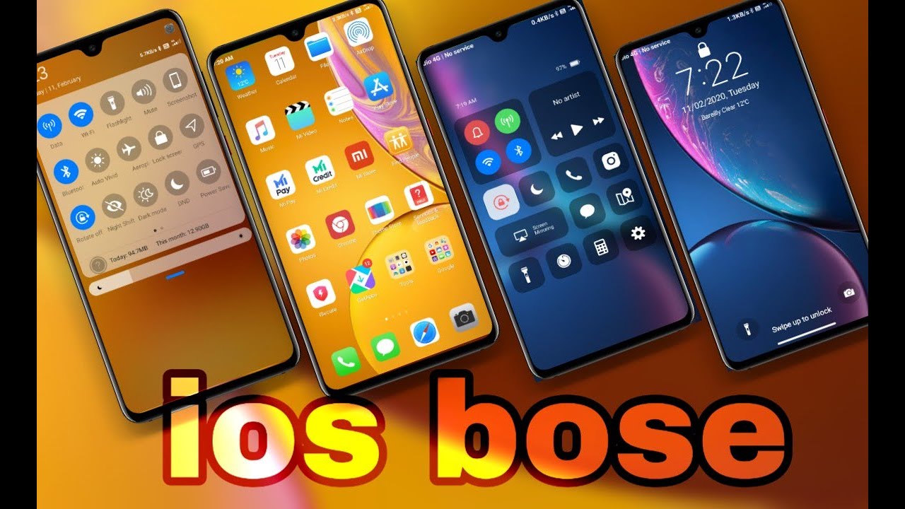 Ios bose theme ||iphone theme||mjhelp|mjh||jeeshan - YouTube
