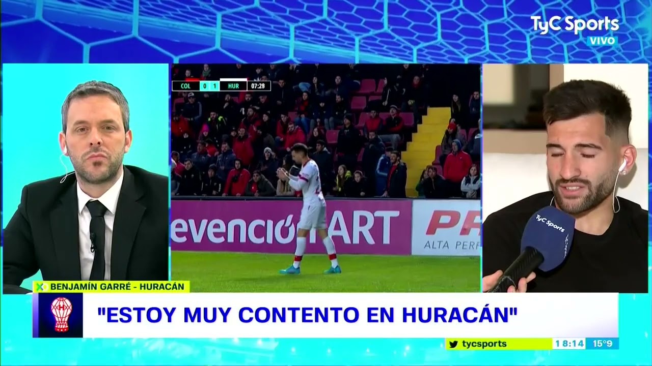 Benjamín Garré en TyC Sports - 02-09-2022 - YouTube