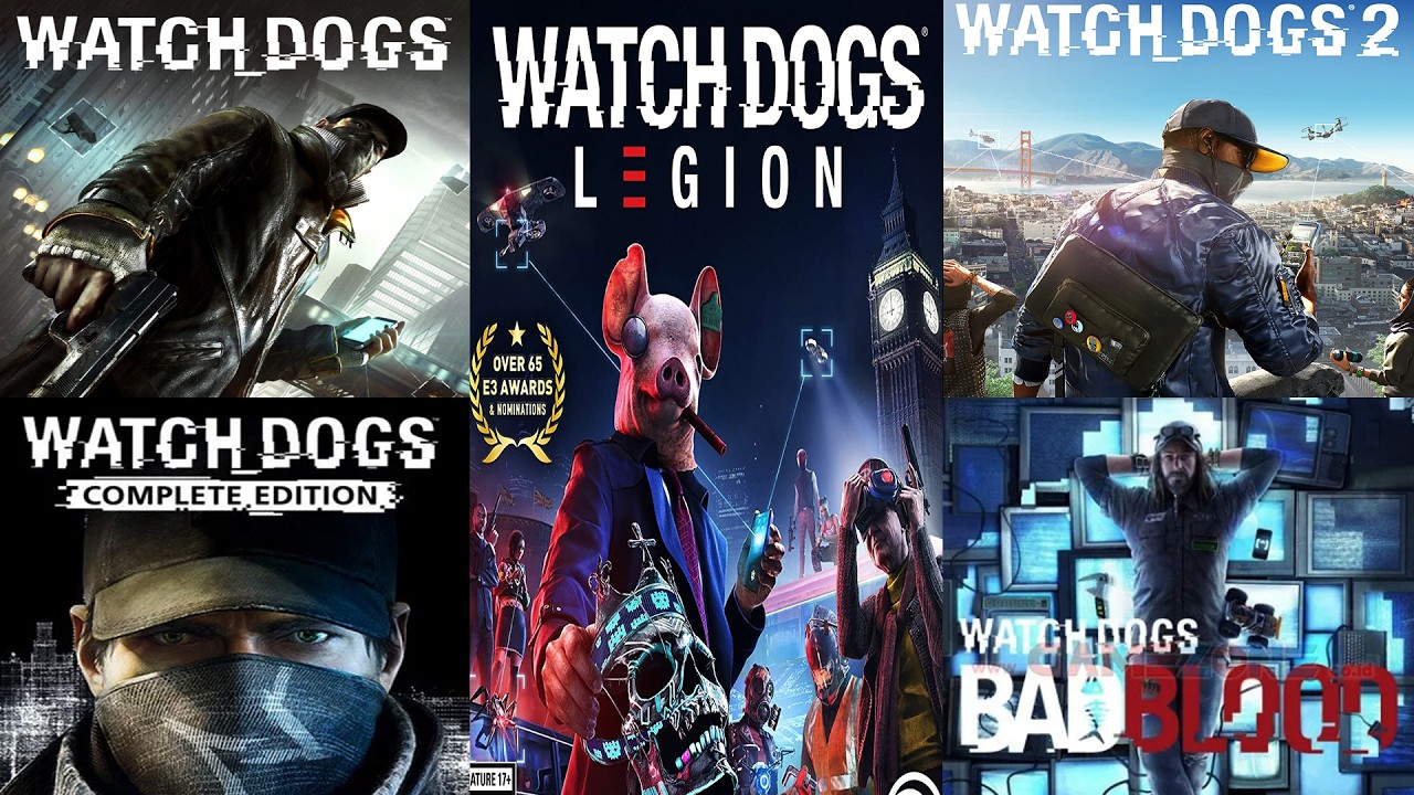 The Evolution Of Watch Dogs Games (2014 - 2020) - YouTube