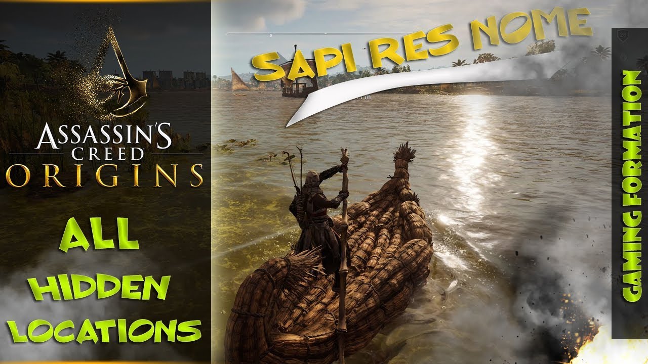 All Hidden Assassins Creed Map Locations of GIZA | ACO Ancient Egypt ...