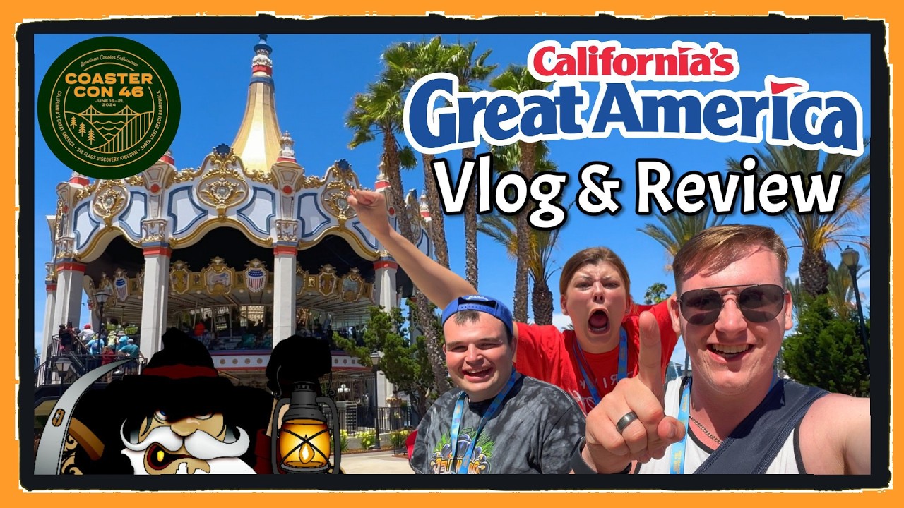 California’s Great America Vlog & Review - Riding Every Coaster & My ...