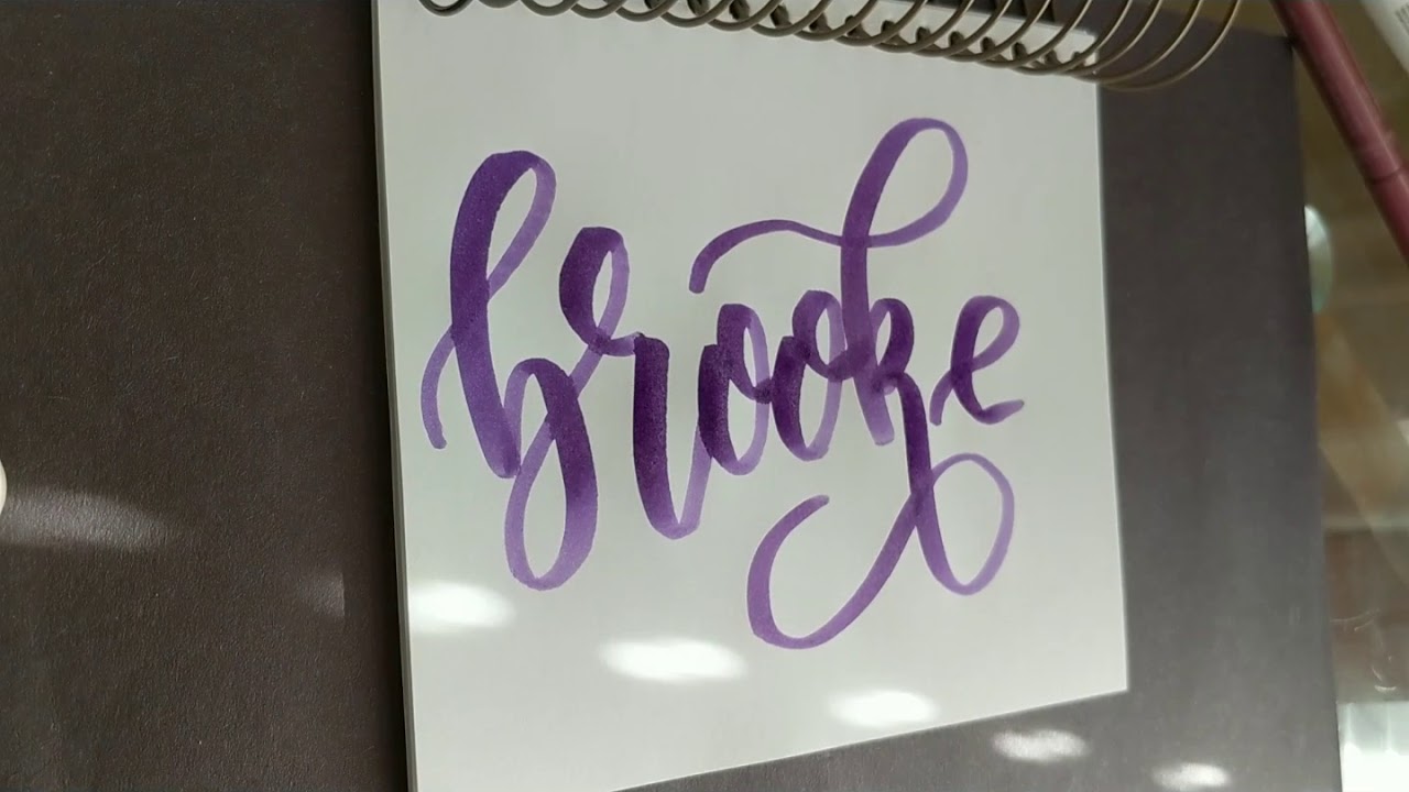 The Name Brooke In Letters