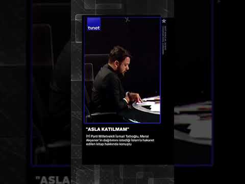 İYİ Parti TBMM Grup Başkanı İsmail Tatlıoğlu, İslam'a hakaret edilen kitap hakkında konuştu #tvnet