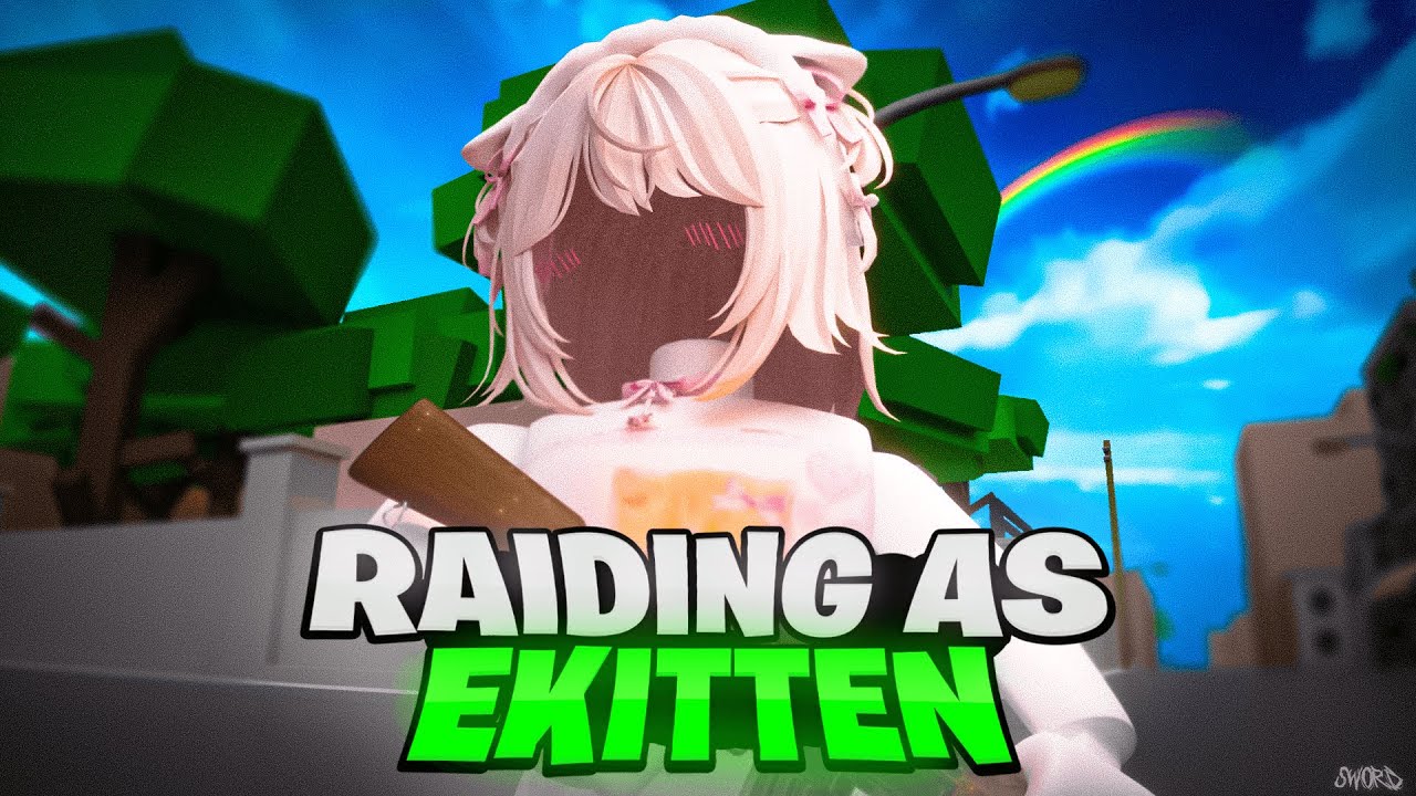 Raiding As An E-Kitten in Da Hood! 🌸 (I GOT ACCUSED 💀) - YouTube