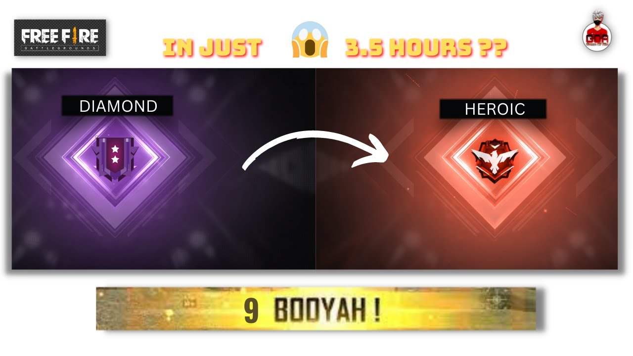 HOW 😱 !! CS RANK Diamond To Heroic || ff rank push || - YouTube