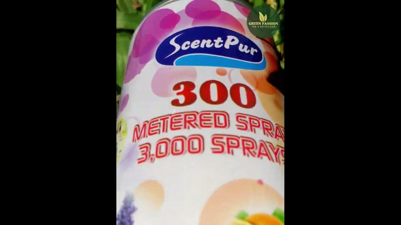 Nước hoa xịt phòng ScentPur 300ml - YouTube