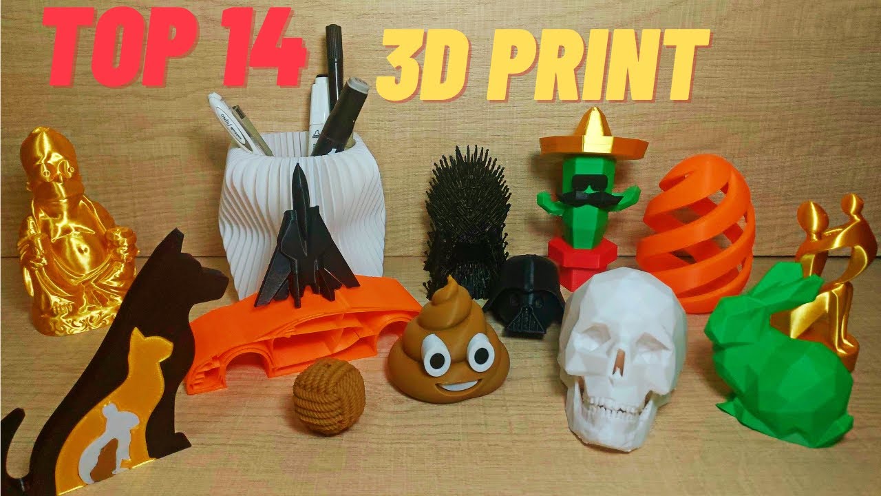 14 COOL THINGS TO 3D PRINT - COOL 3D PRINT - YouTube