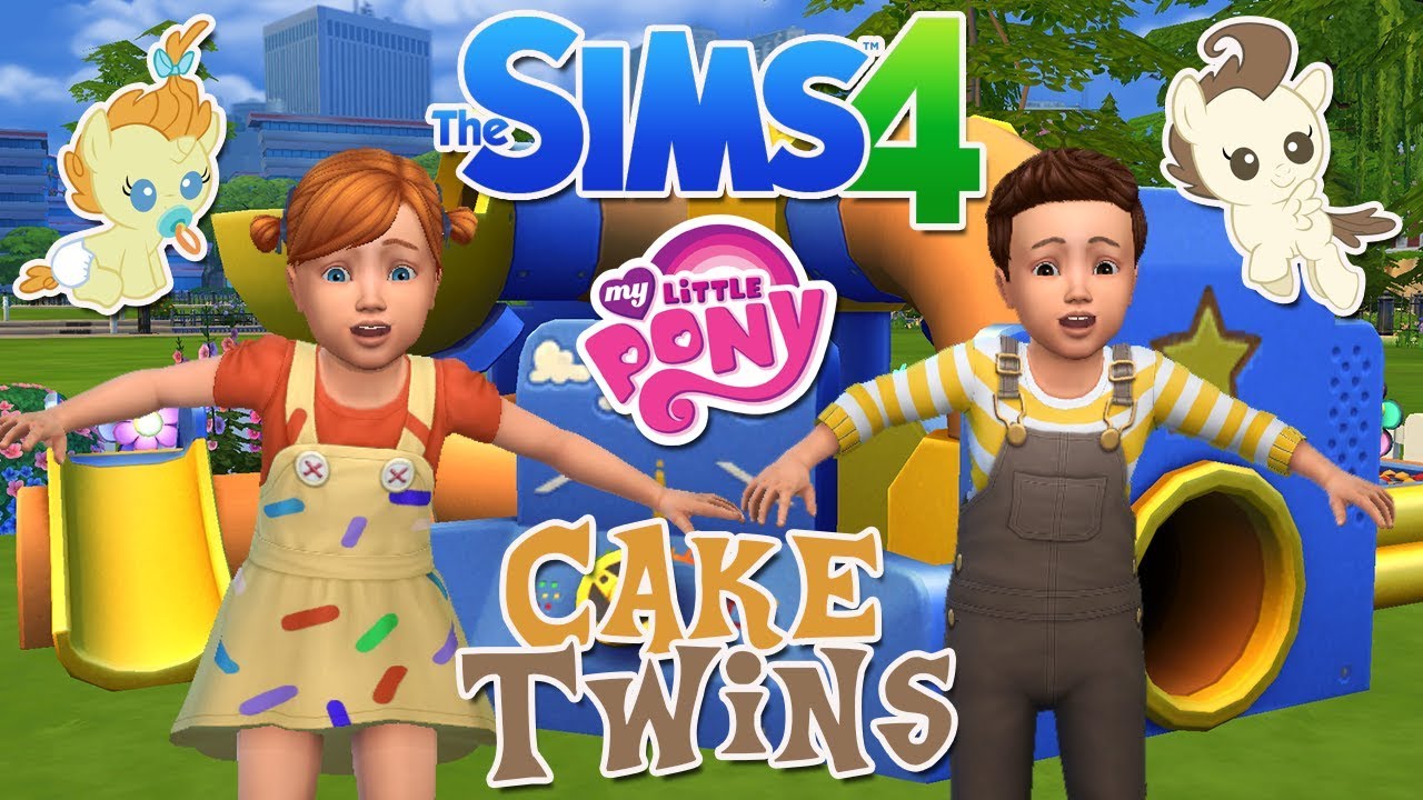 CAKE TWINS! My Little Pony Pumpkin And Pound Cake ~ The Sims 4 CAS ...