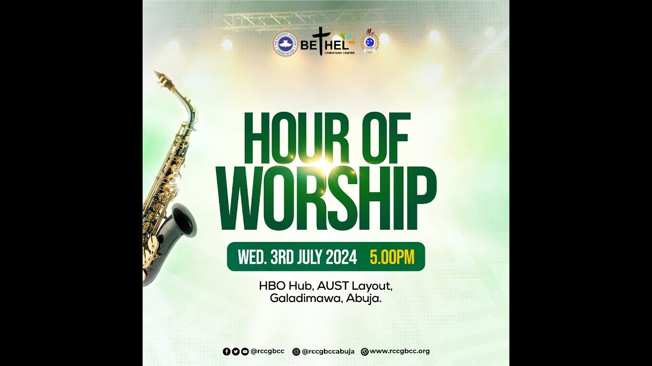 RCCG BCC Midweek Service | Hour of Worship | 3rd July 2024 - YouTube