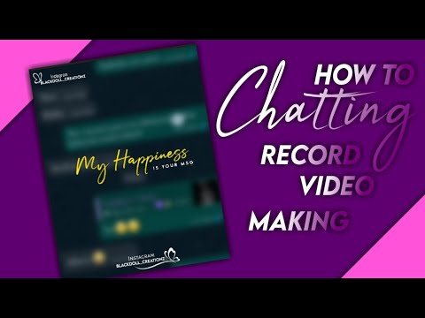 WhatsApp Chatting Record Video Editing in Inshot ||Inshot tutorial ...