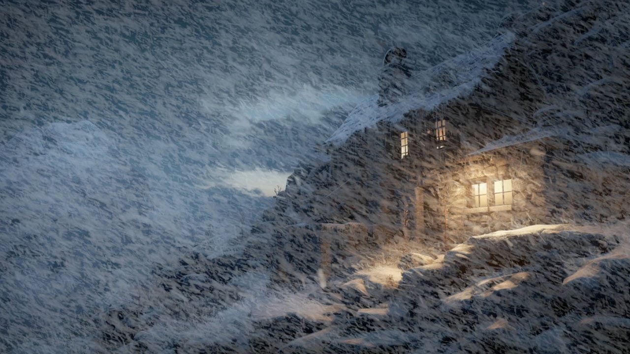 Strong Wind and Blizzard Sounds & Soothing Blizzard Atmosphere for ...
