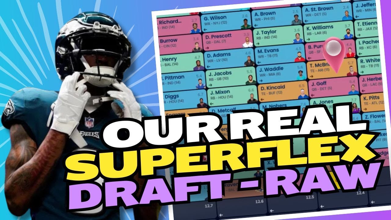 Our Unedited Super Flex REDRAFT Draft #fantasyfootball - YouTube