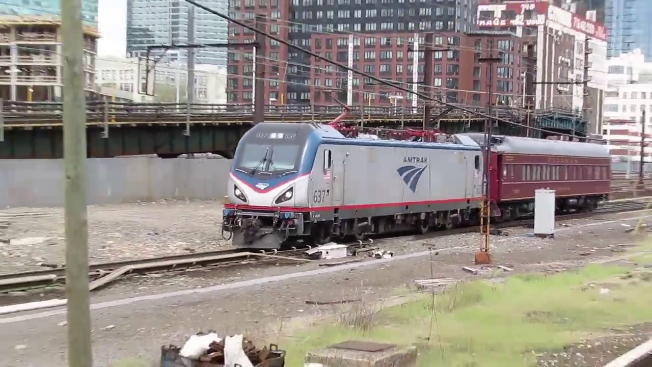 Amtrak,NJ Transit and LIRR railfaning at Hunters point avenue - YouTube