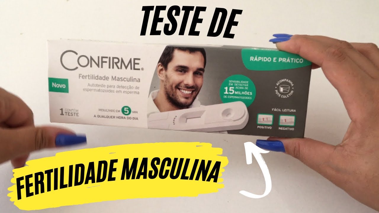 TESTE DE FERTILIDADE MASCULINA, COMO USAR? TESTE DE FERTILIDADE ...