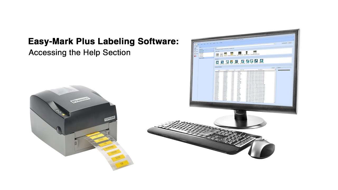 Easy-Mark Plus Software Tutorial -Accessing the Help Section - YouTube