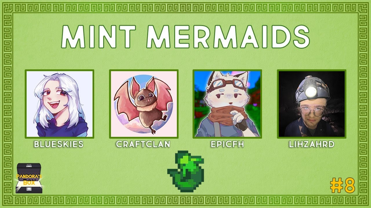 PANDORA'S BOX SEASON 8!!!! MINT MERMAIDS WITH BLUESKIESCLUB, CRAFTCLAN ...