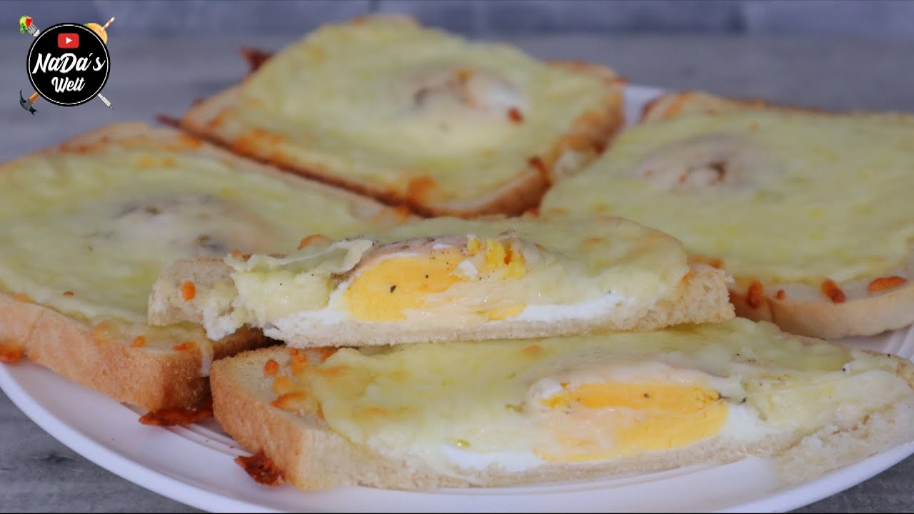 Käse Eier Toast zum Frühstück / Ei mit Toast zum Frühstück / NaDas Welt ...