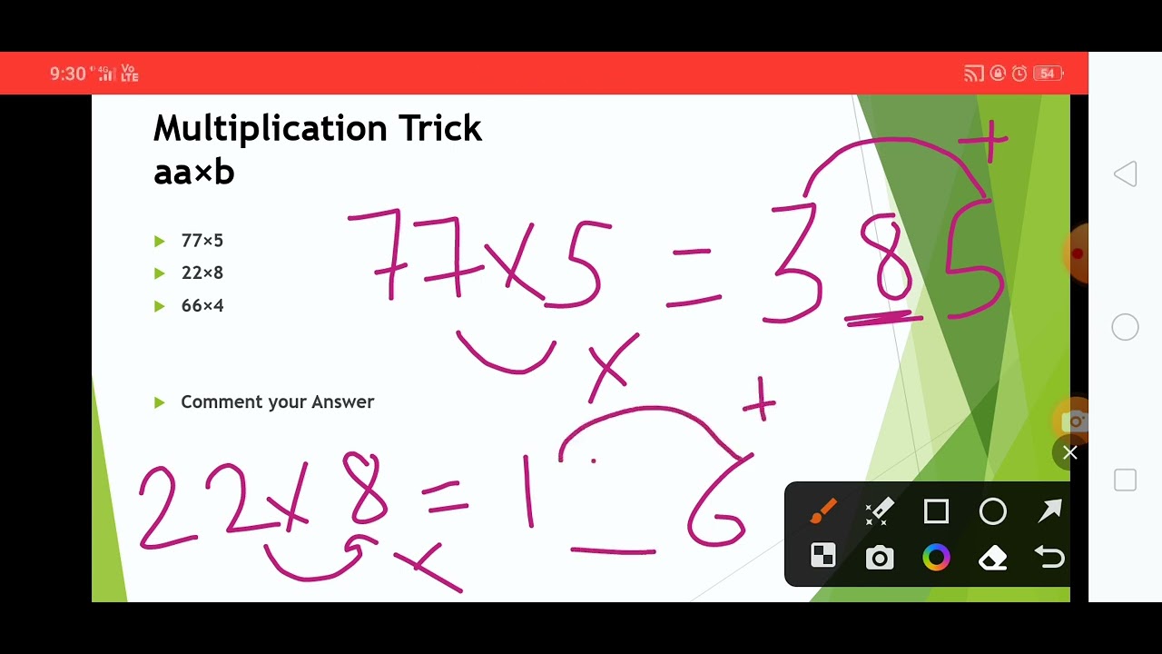 Multiplication Trickviralmathstricksmathsmathshorttricksnishamaam 8321