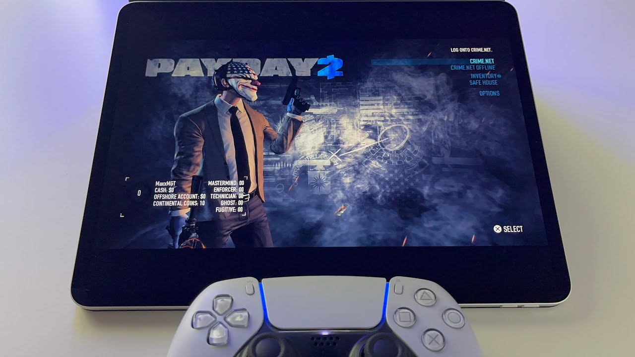 PayDay 2 - iPad Pro gameplay via PS5 Remote Play - YouTube