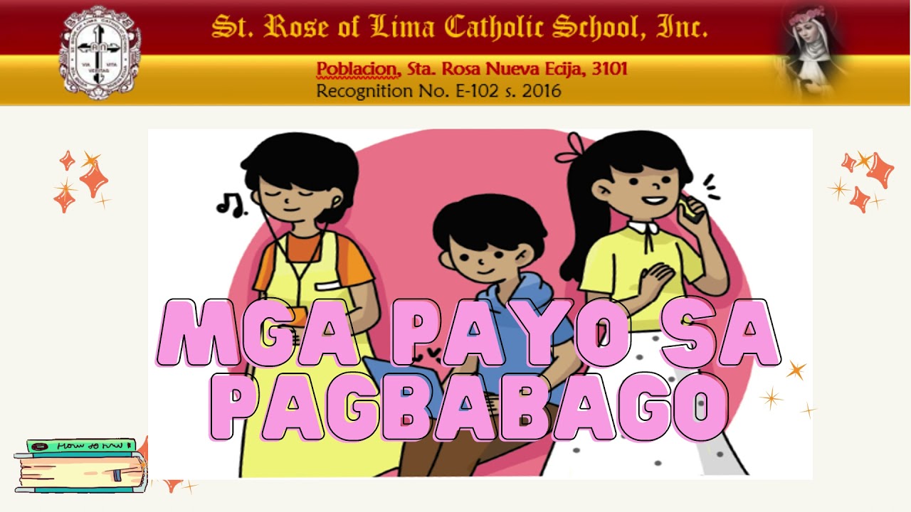 Filipino 3 ,Q1, W5 Mga Payo Sa Pagbabago - YouTube