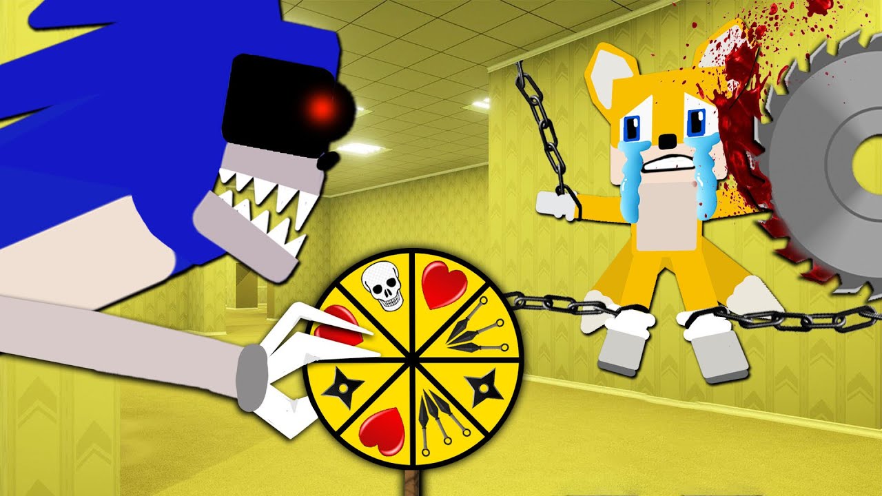 SONIC.EXE + Sonic And Tails - Bad Ending (Backrooms Animation) FNF ...