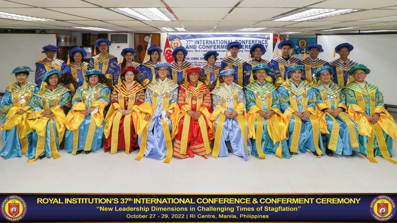 37th International Conference & Conferment Ceremony - Royal Institution ...