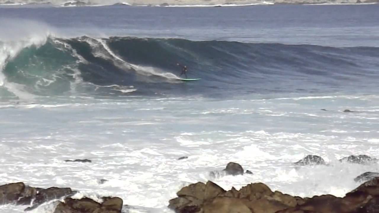 Big Surfing Waves - Carmel Point - Slow Motion - YouTube