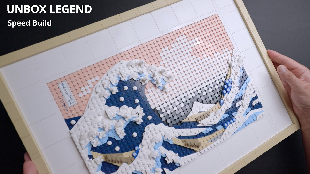 LEGO THE GREAT WAVE HOKUSAI Unbox and Speed Build - YouTube