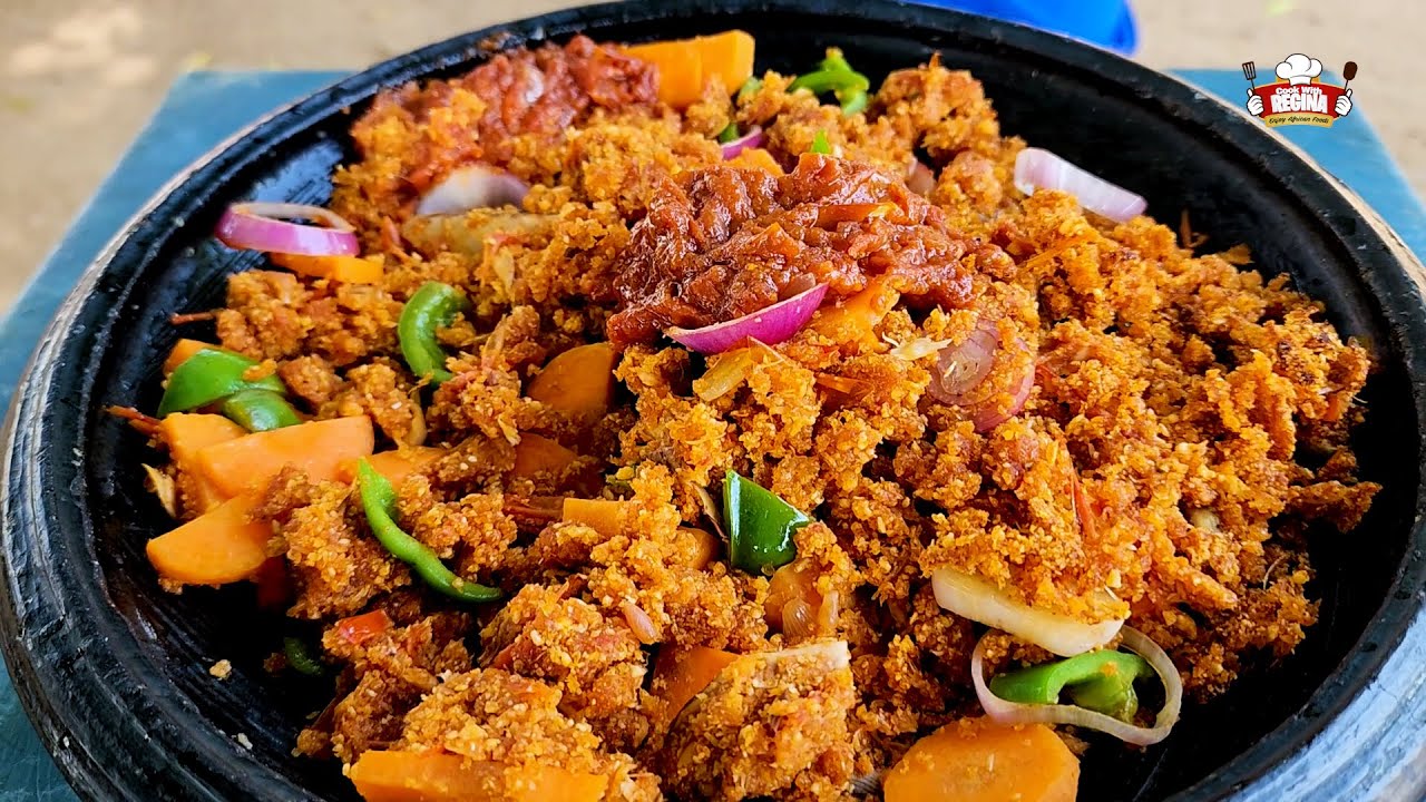 HOW TO PREPARE DELICIOUS GARI FORTOR / GARI JOLLOF DELCIOUSLY HEALTHY ...