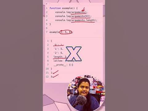 Is arguments array? | JavaScript | Learn in Tamil #LiT - YouTube